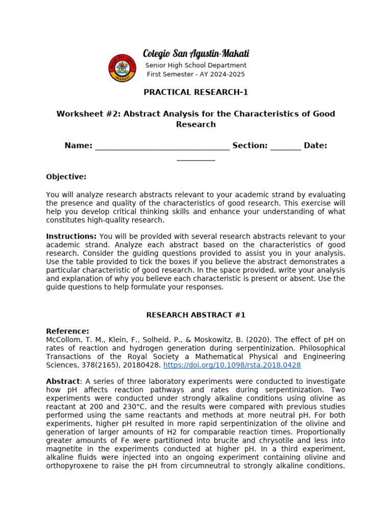 Worksheet_2__Abstract_Analysis_STEM | PDF