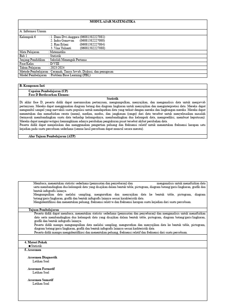 Kelompok 6 MK Evaluasi Pembelajaran | PDF