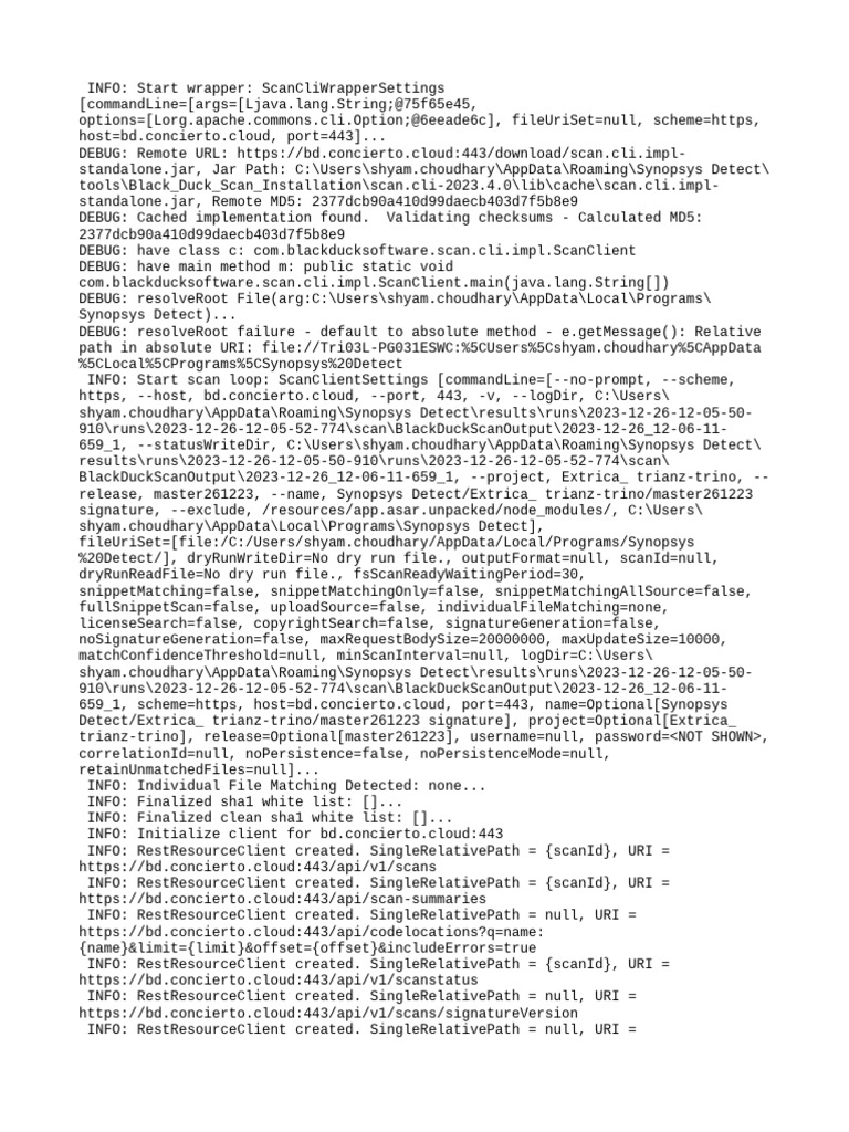 CLI Output | PDF CLI Output | PDF