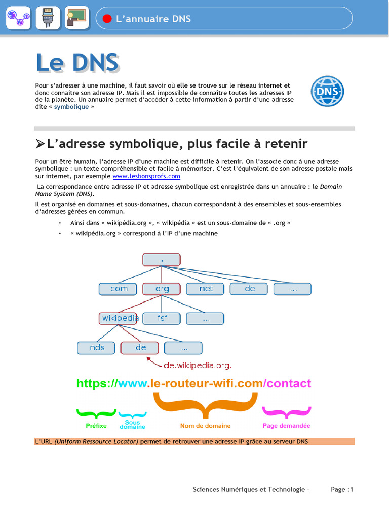 5 - Lannuaire DNS | PDF