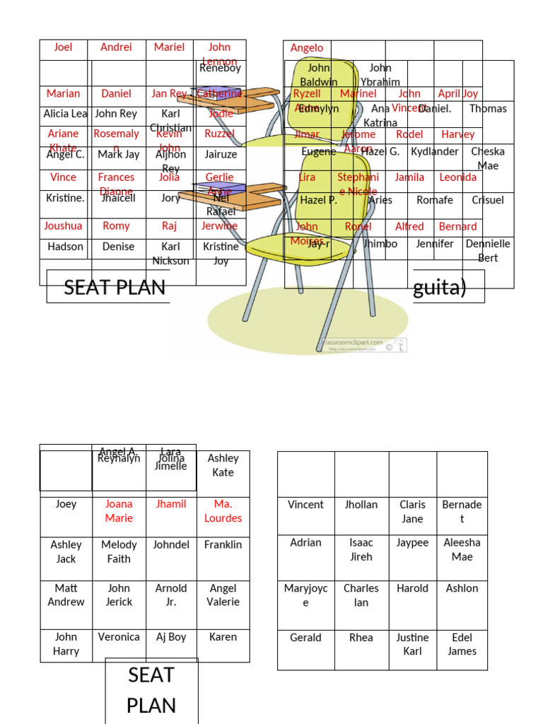 seat plan | PDF