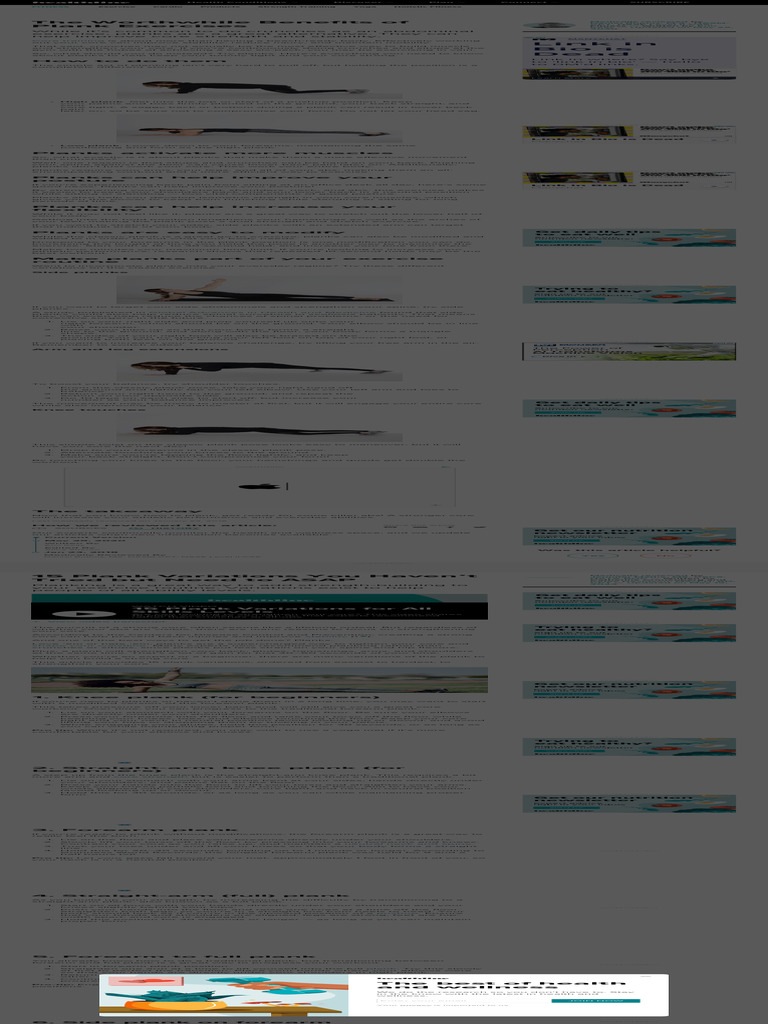 15 Plank Variations Your Core Will Thank You For | PDF