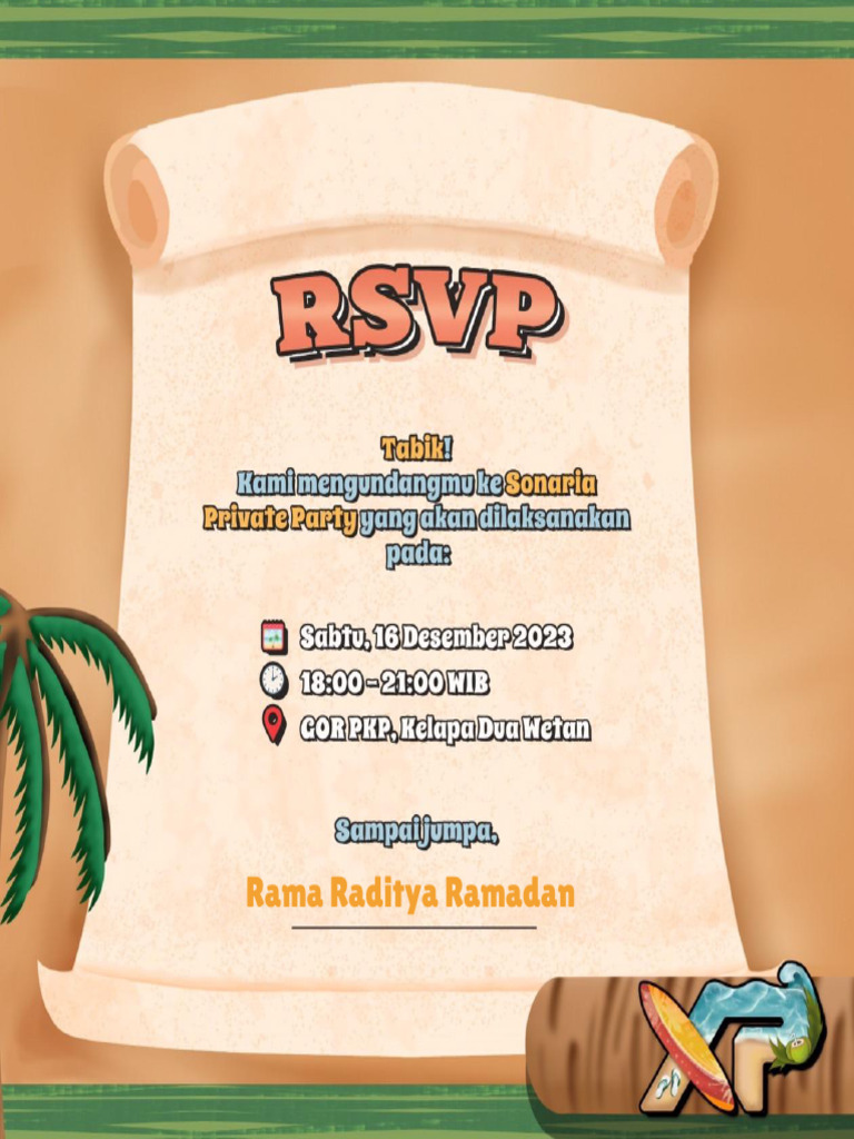 RSVP - Rama Raditya Ramadan | PDF