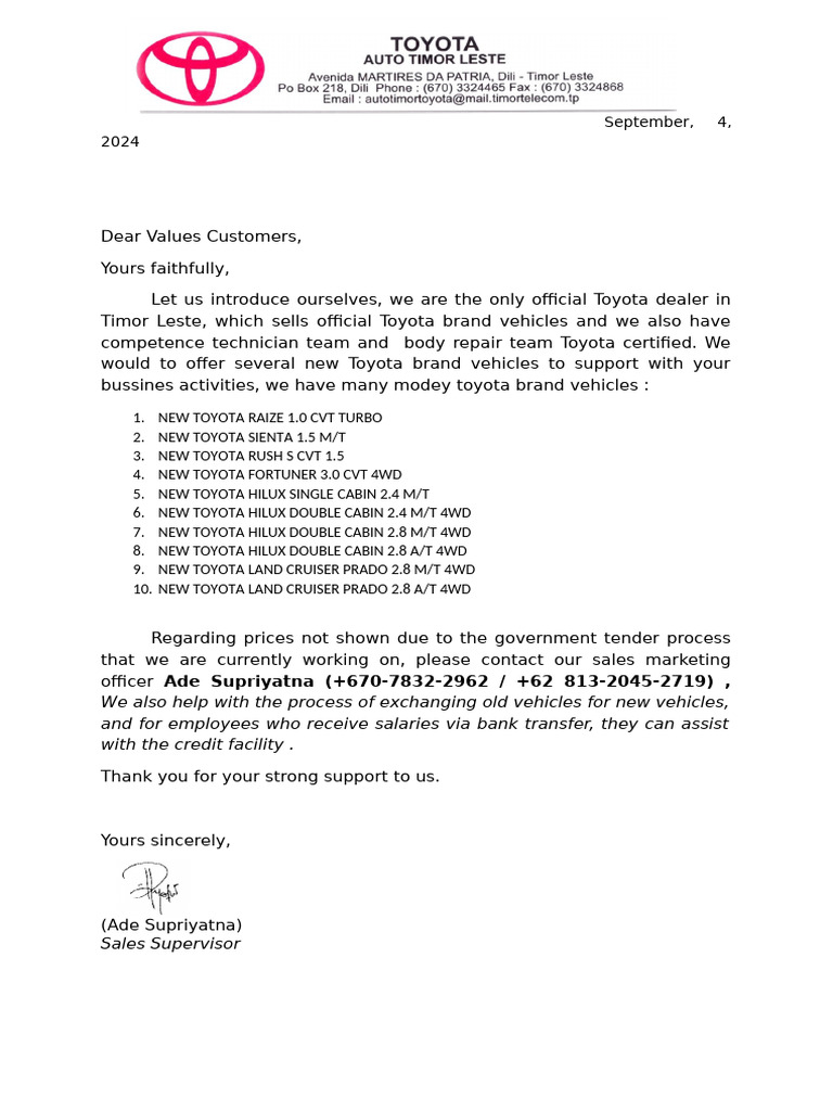 Offering Letters | PDF