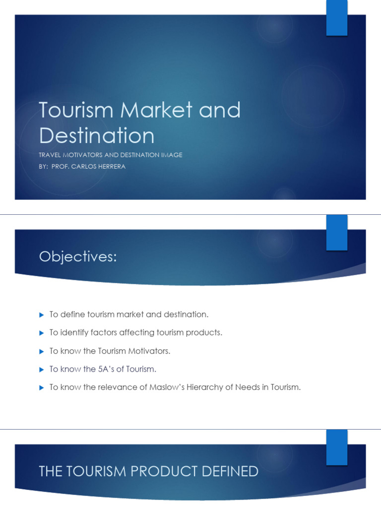 Chapter 2 Tourism Market and Destination | PDF
