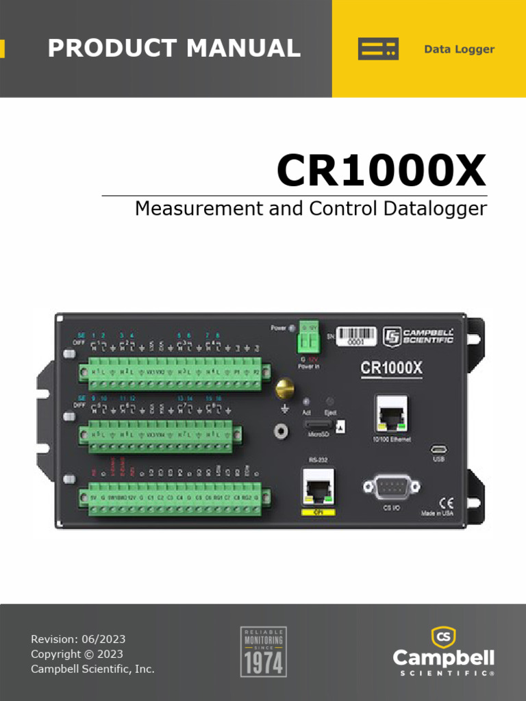 cr1000x | PDF