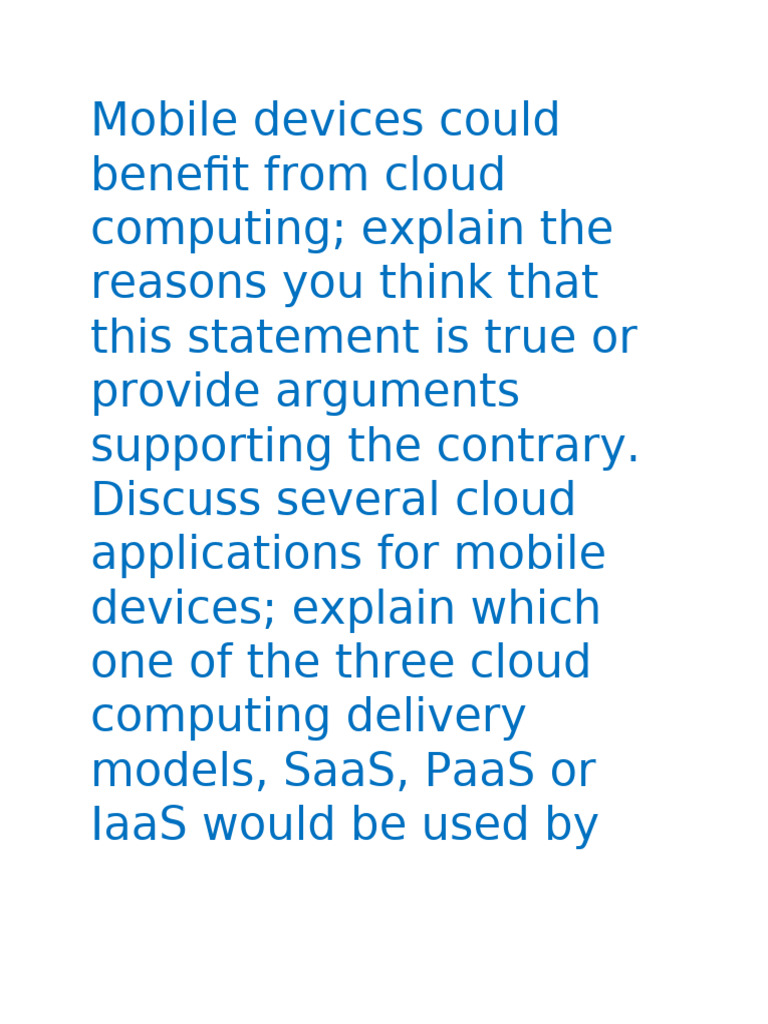 Cloud Computing - Assignment No 1 - 2024 | PDF
