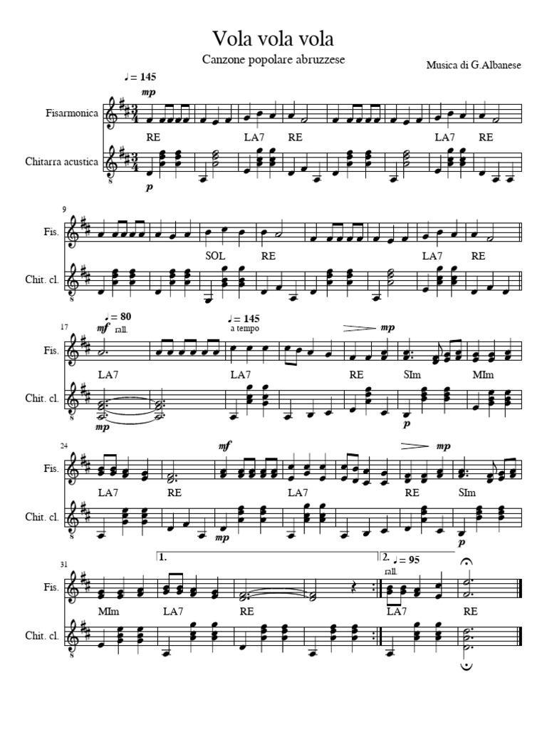 Vola Vola Vola | PDF