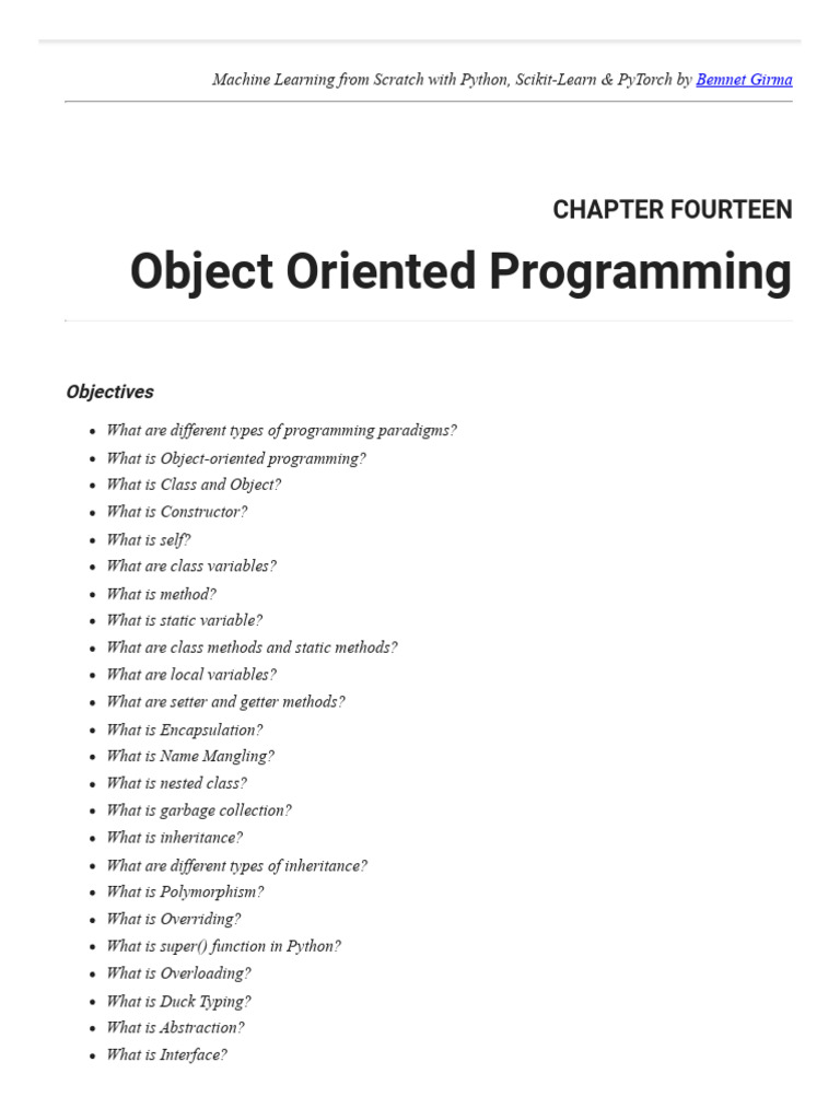 13 Chapter Thirteen - Oops | PDF