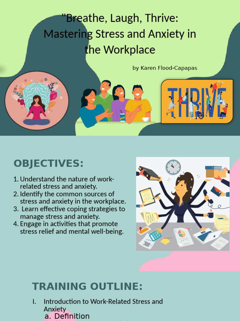 STRESS AND ANXIETY IN THE WORKPLACE v3 | PDF | Stress (Biology) | Anxiety