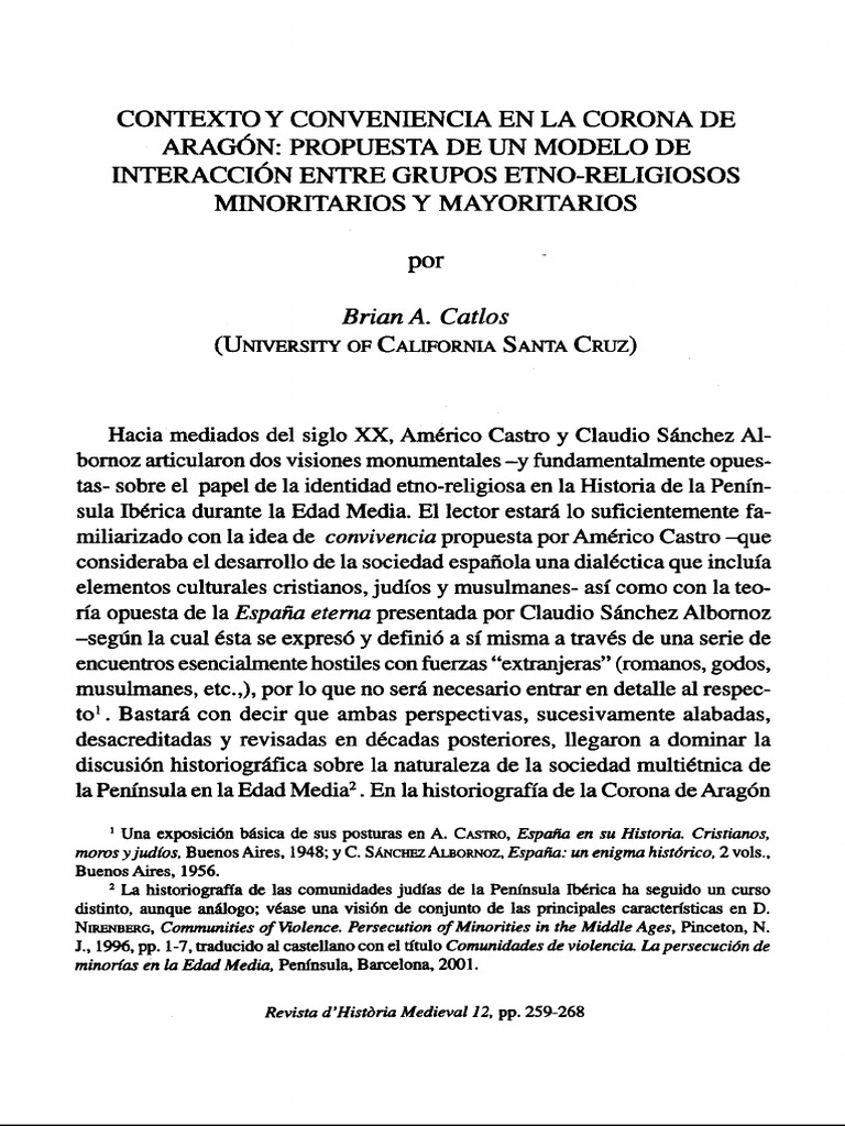 CATLOS, Contexto y Conveniencia | PDF
