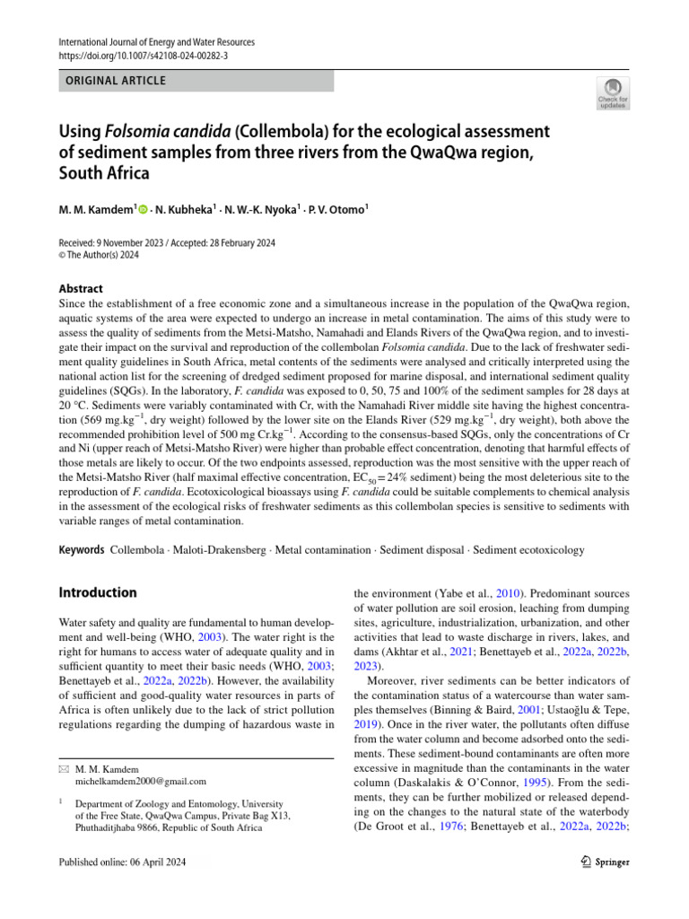 Folsomia Candida | PDF