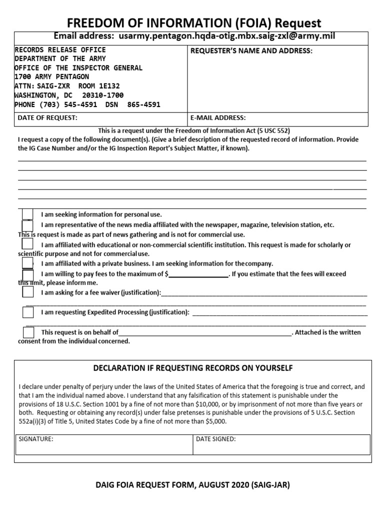 DAIG_FOIA_Form_aug2020 | PDF