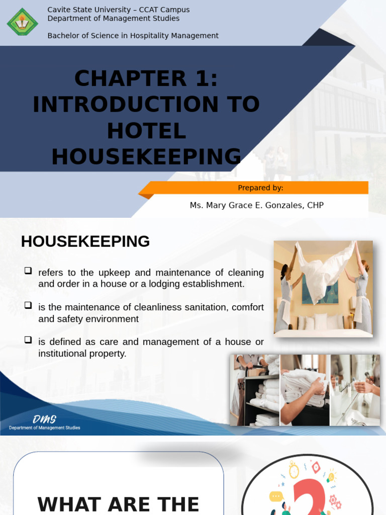 Introduction To Housekeeping | PDF