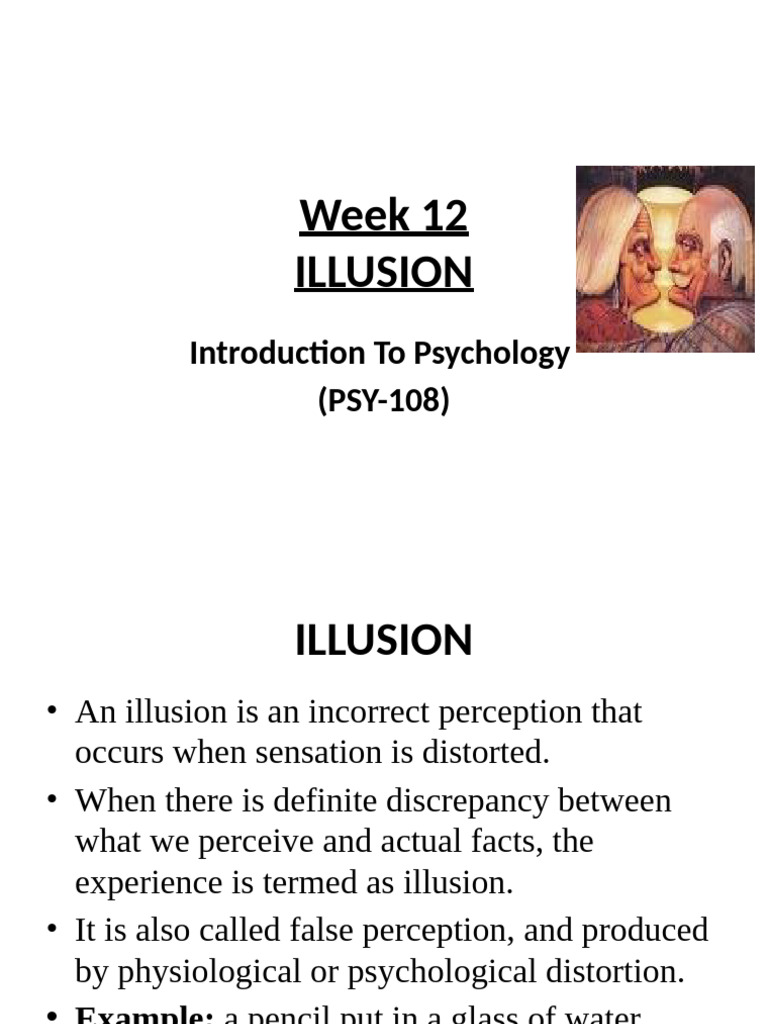 Week 12 Illusion | PDF