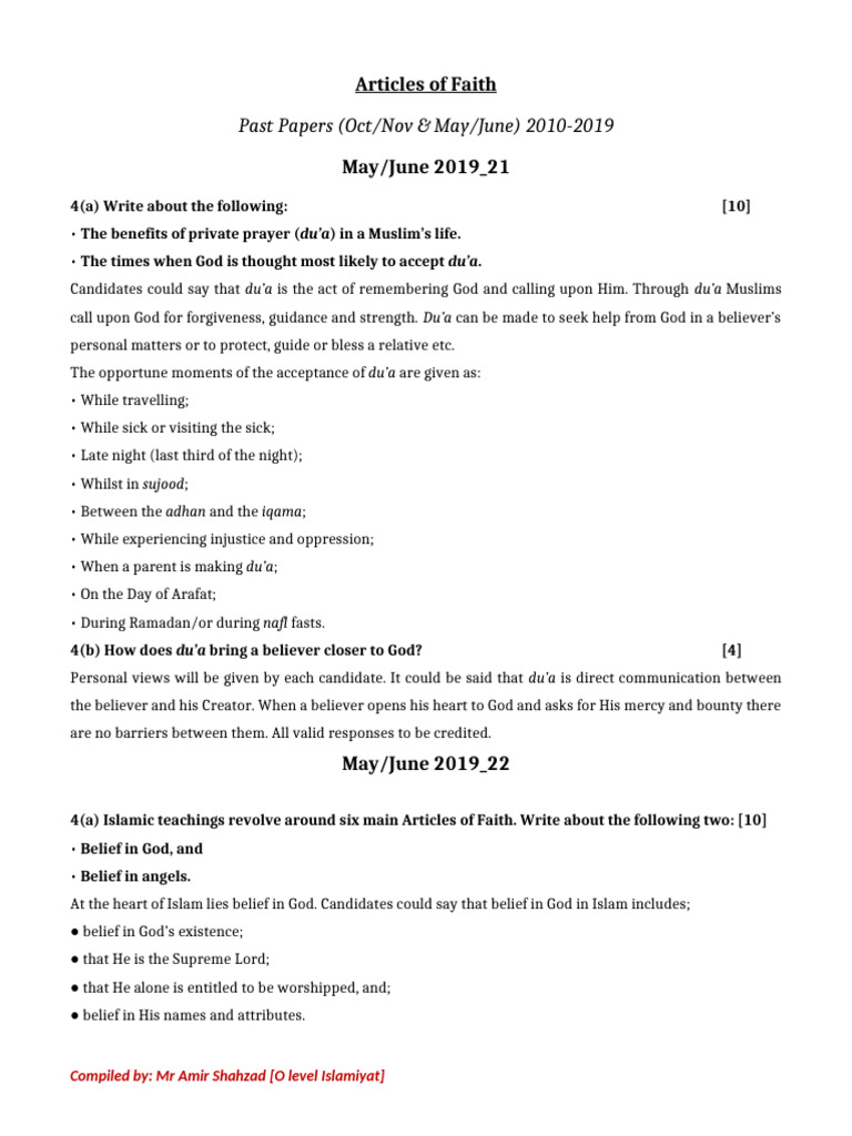Articles of Faith | PDF
