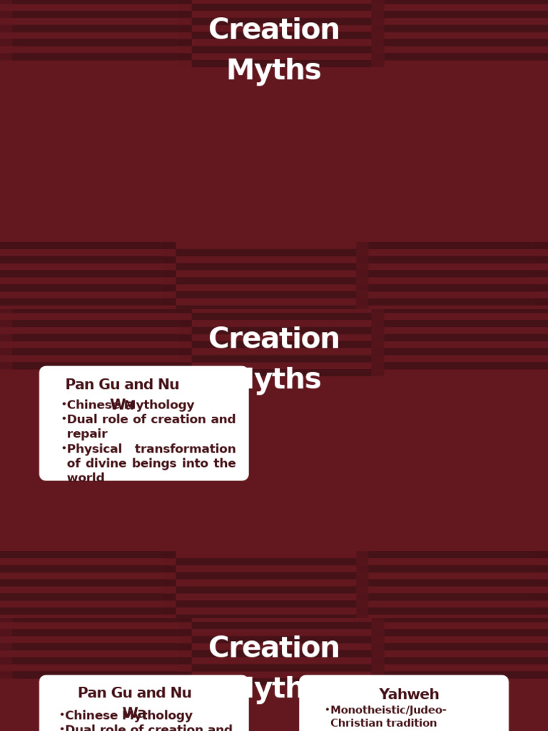 Creation Myths | PDF
