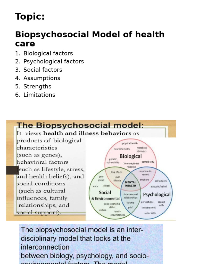 Biopsychosocial Model Ppt | PDF