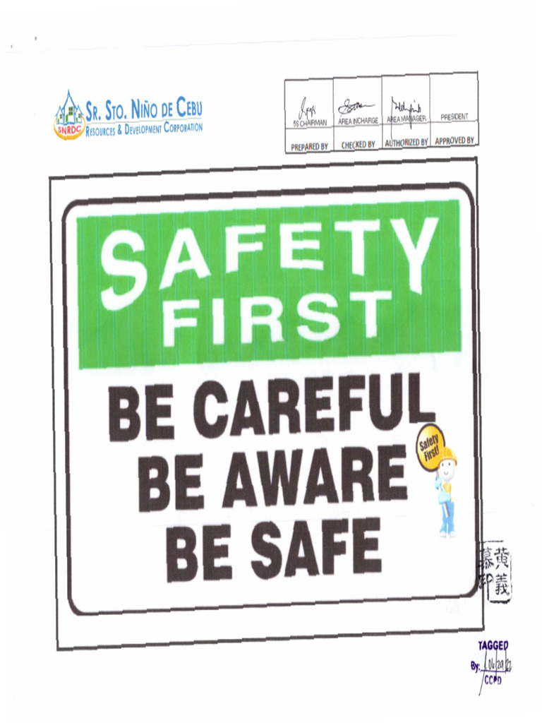 Labels For 5s and Safety | PDF