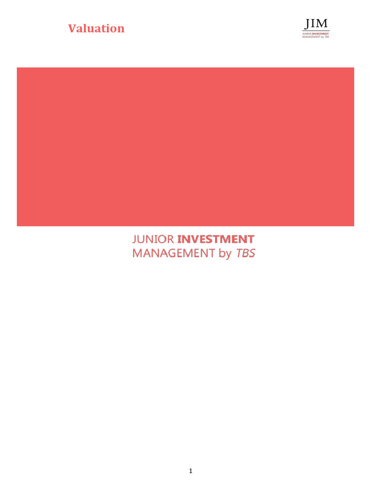 JIM Valuation Guide | PDF