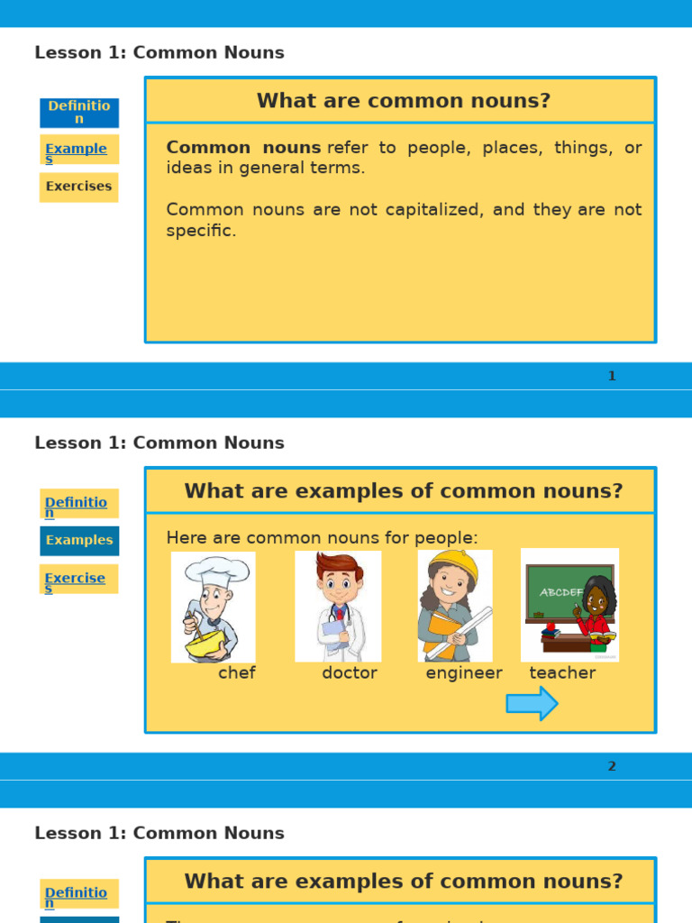 Common Nouns for Beginners | PDF | Semantic Units | Linguistic Typology