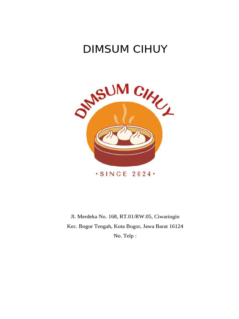 Dimsum Cihuy | PDF | Business | Wellness
