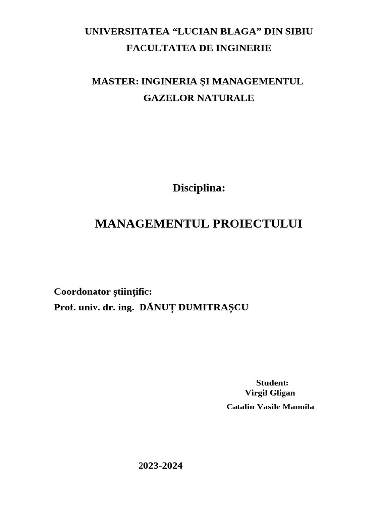 Management-Proiect | PDF
