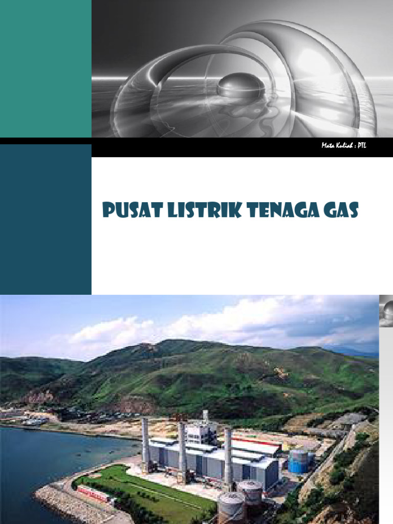 Teori Pembangkit - PLTG Dan PLTGU | PDF