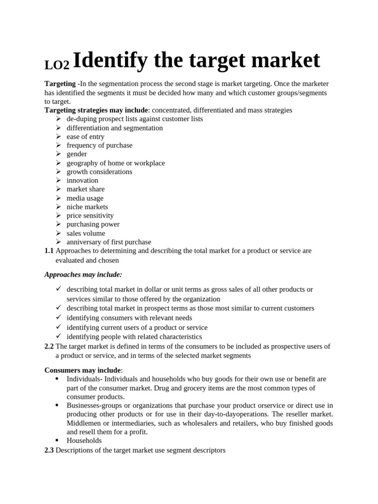 Lo2 Profile MKT | PDF