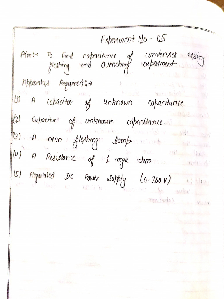 Physics Experiment 2 | PDF