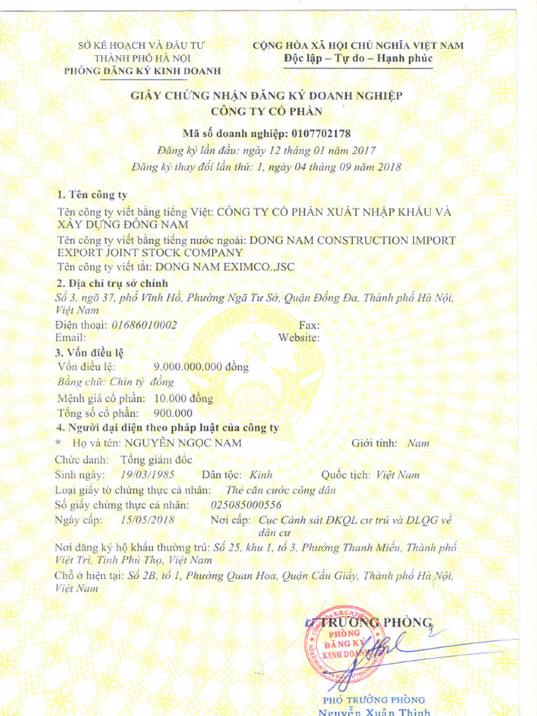 DKDN Dong Nam | PDF