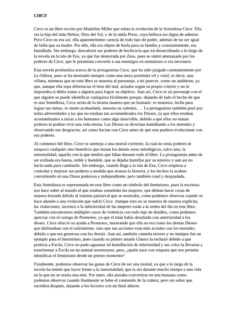CIRCE | PDF