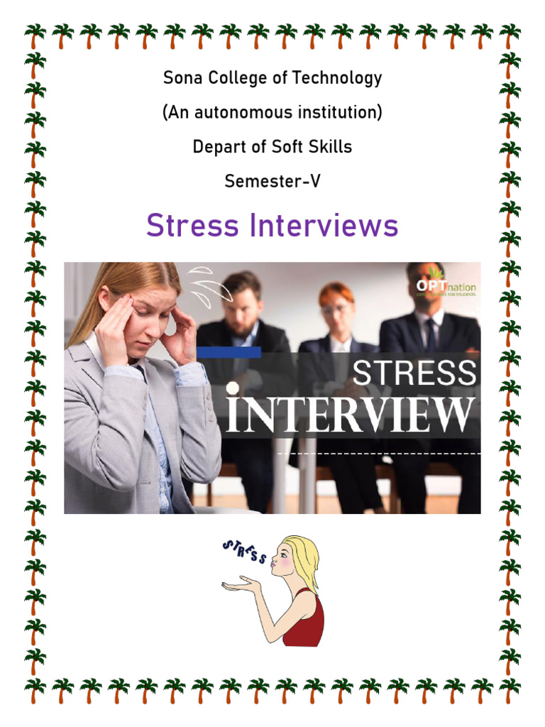 Stress Interviews-Sem V | PDF
