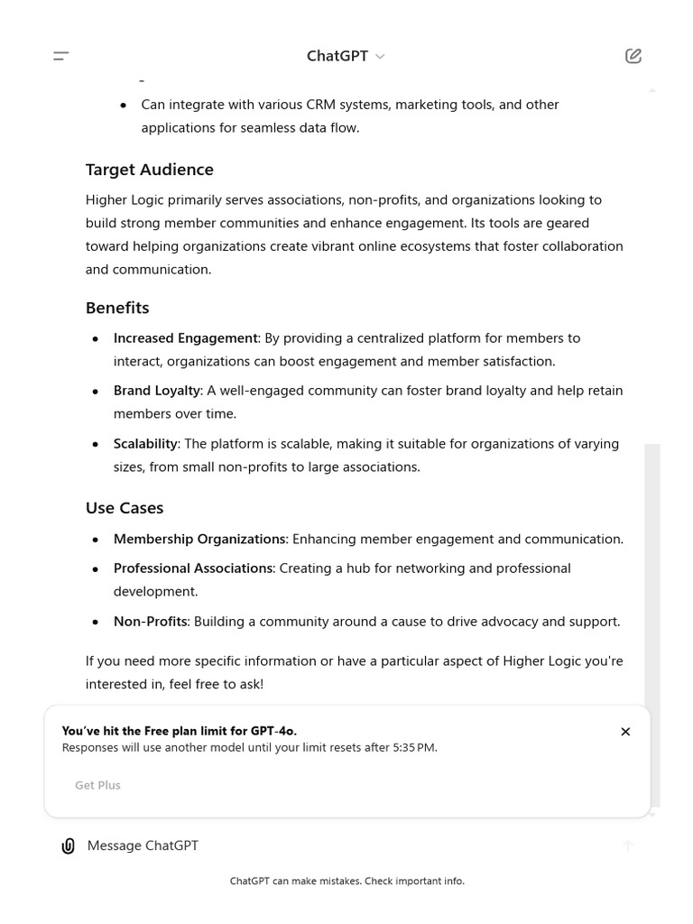 Higher Logic Overview | PDF
