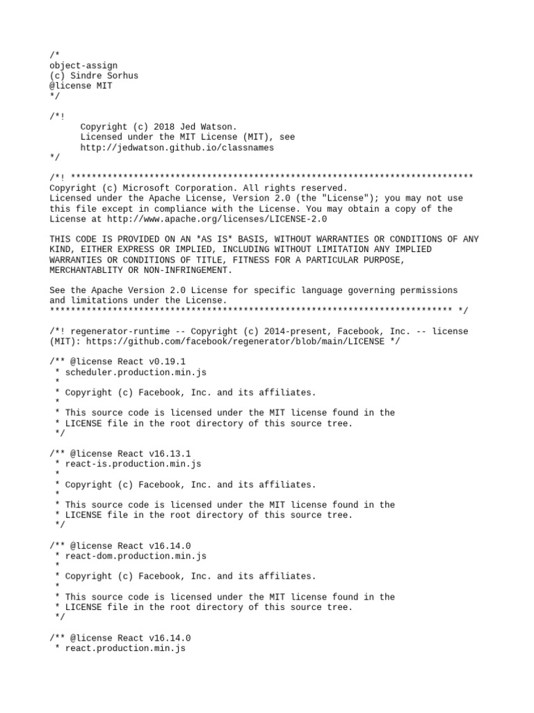 Index Js LICENSE | PDF Index Js LICENSE | PDF