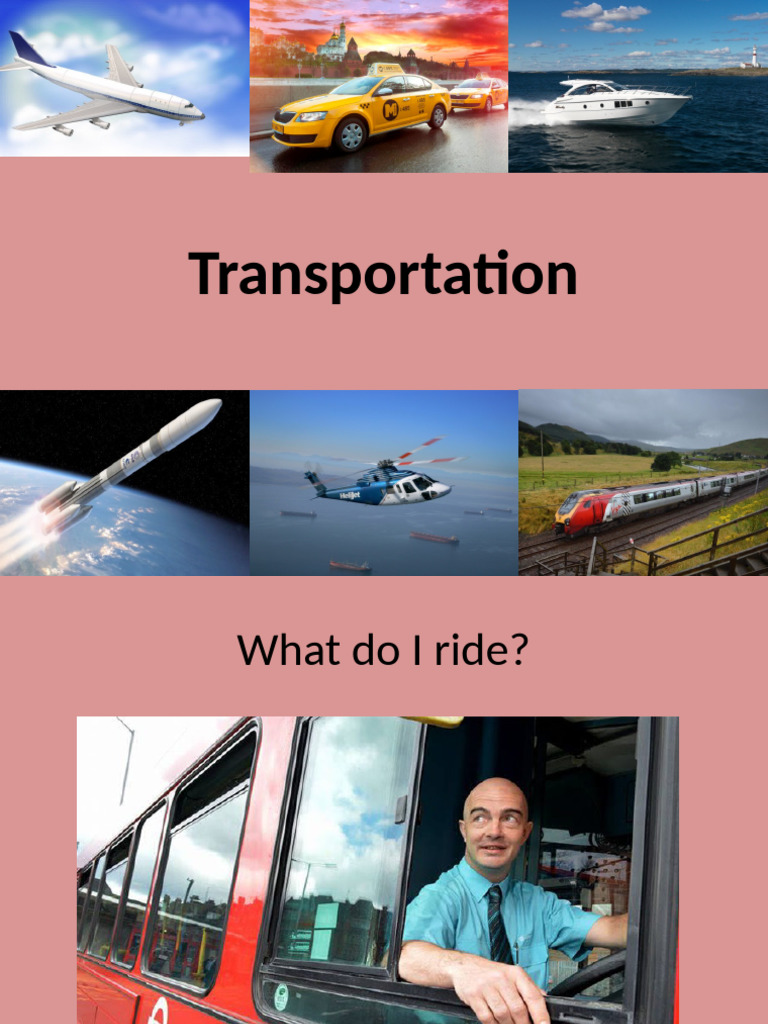 Transportation Slides | PDF | Travel