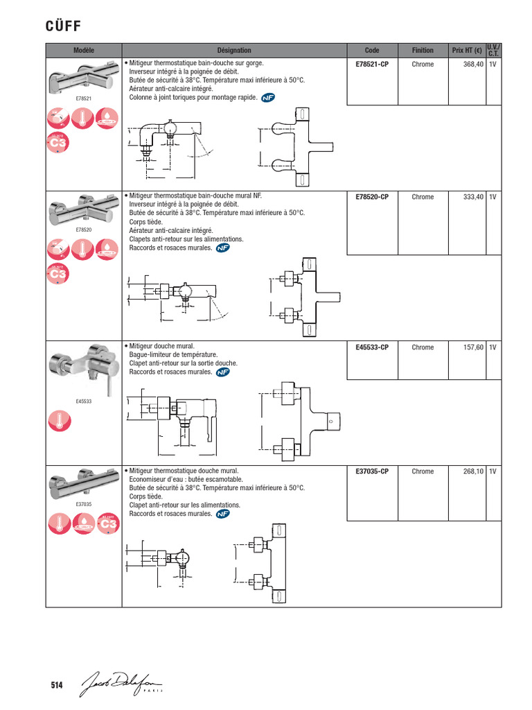 JD - Selection - Robinetterie Bain Douche | PDF