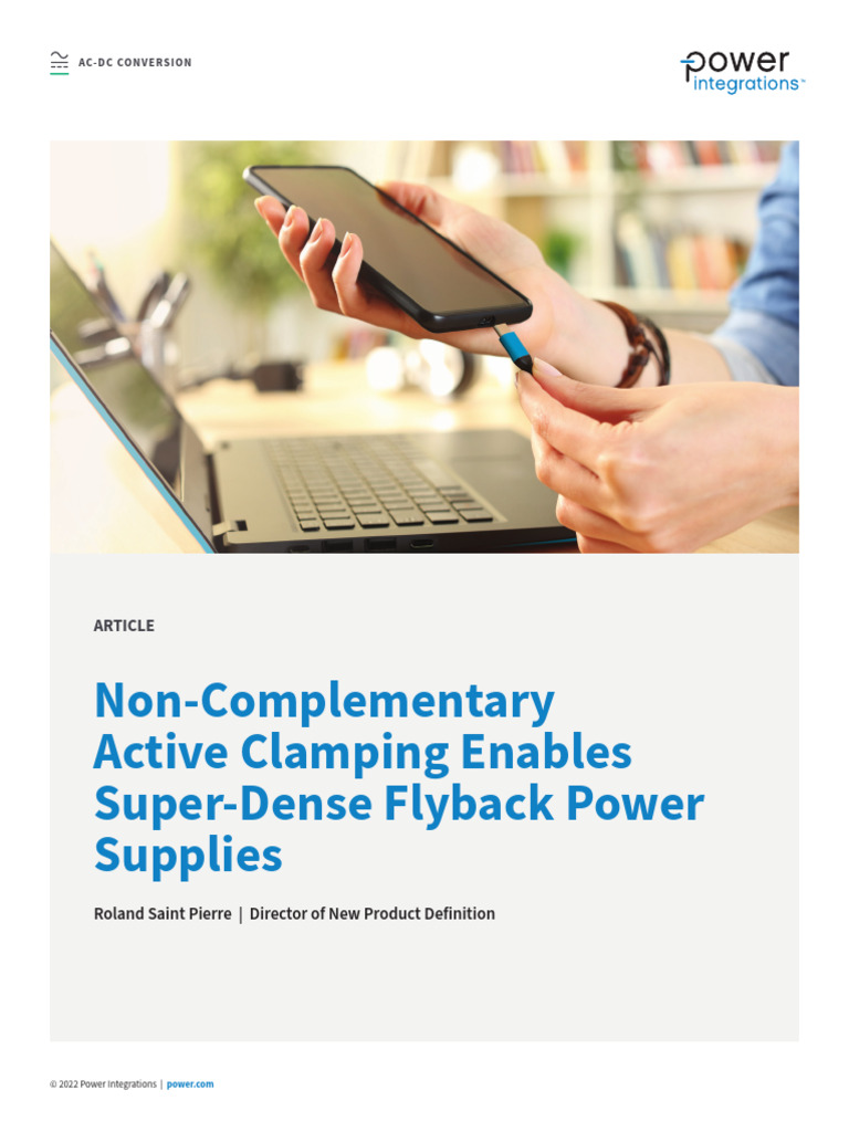 Non-Complementary Active Clamping A1221-15 EN | PDF