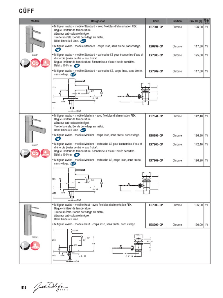 JD Selection Robinetterie | PDF