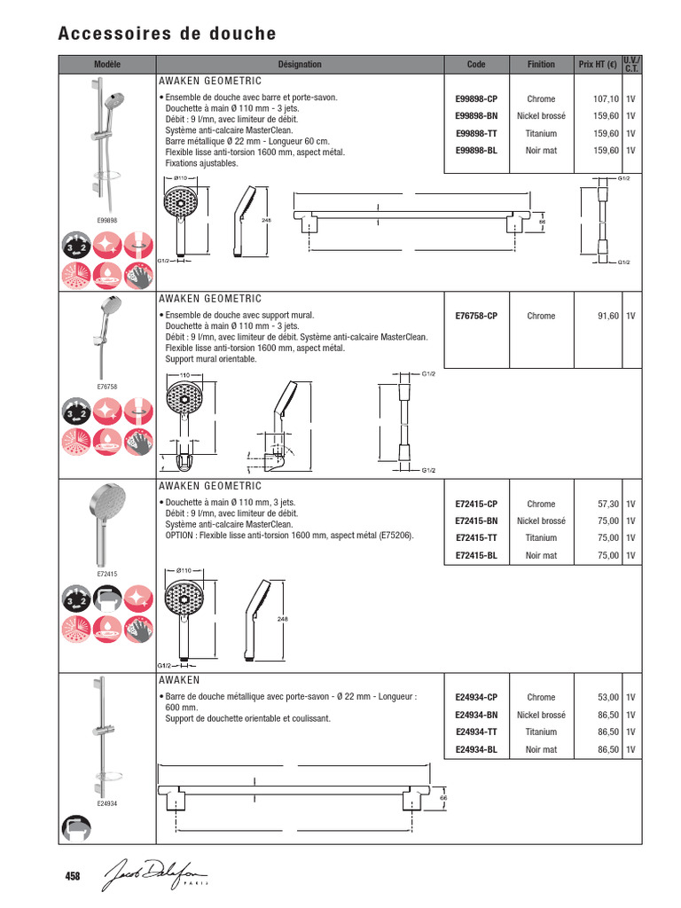 JD Selection Accessoire Douche | PDF