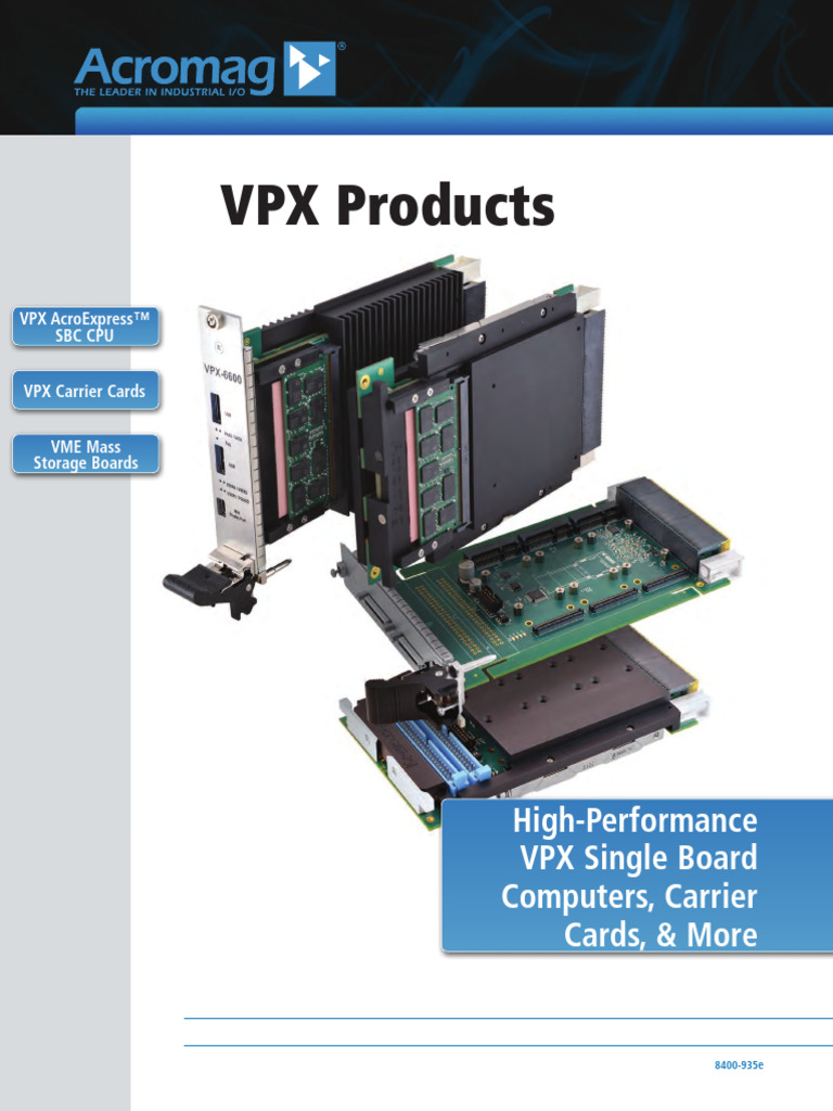 VPX Products | PDF