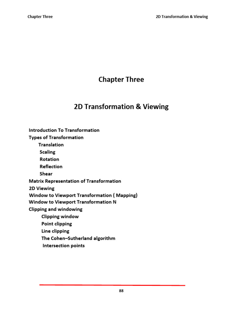 Chapter Three | PDF | 2 D Computer Graphics | Window (Computing)