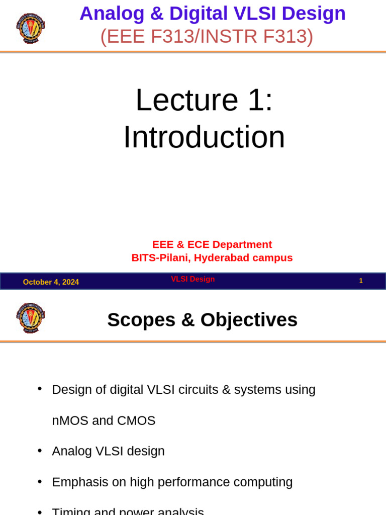 Lect 1 Intro | PDF