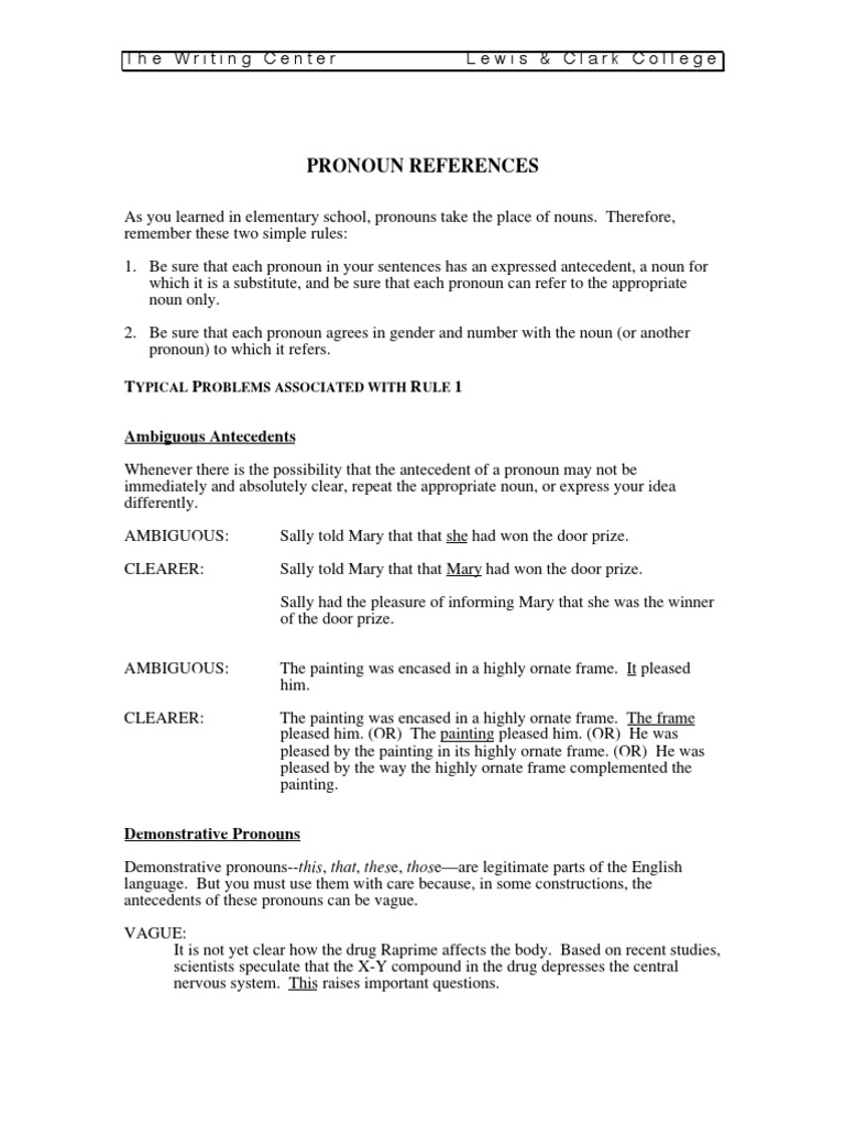 Pronoun | PDF | Pronoun | Grammatical Number