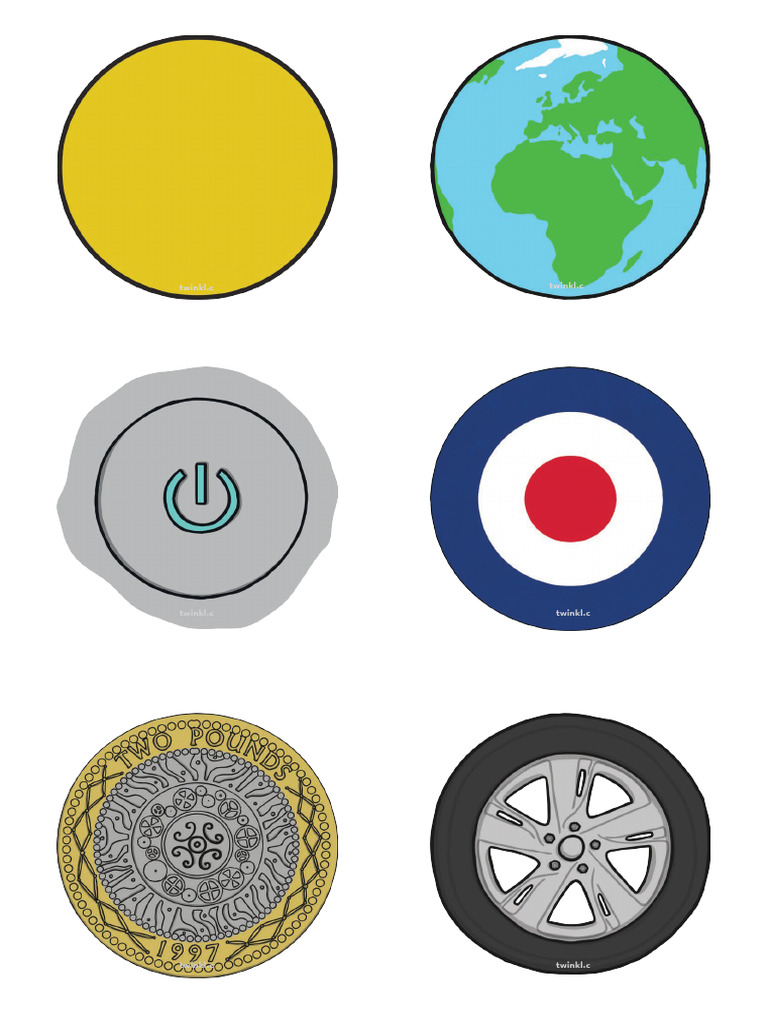 T N 2544707b 2d Shapes and Images Cut Outs Editable - Ver - 1 | PDF