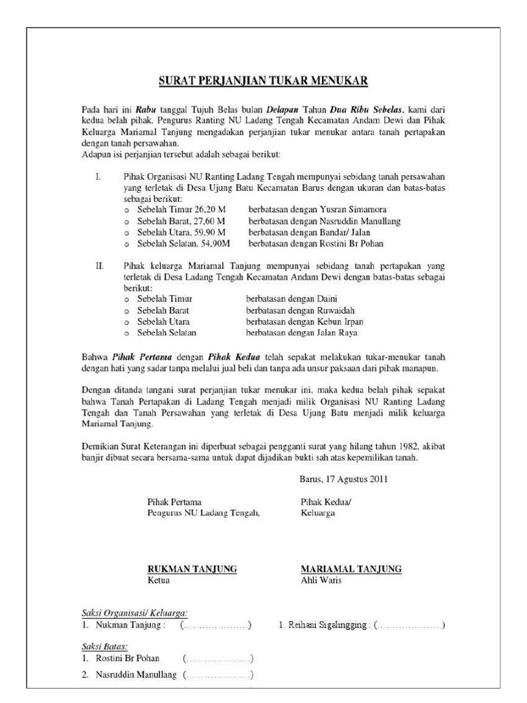 sk-perjanjian-tukar-menukar-pdf