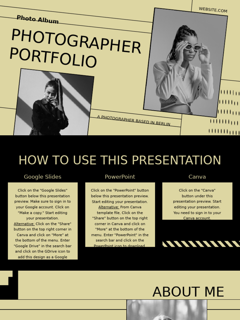 Berlin Photographer Portfolio Showcase | PDF | Software | Imaging