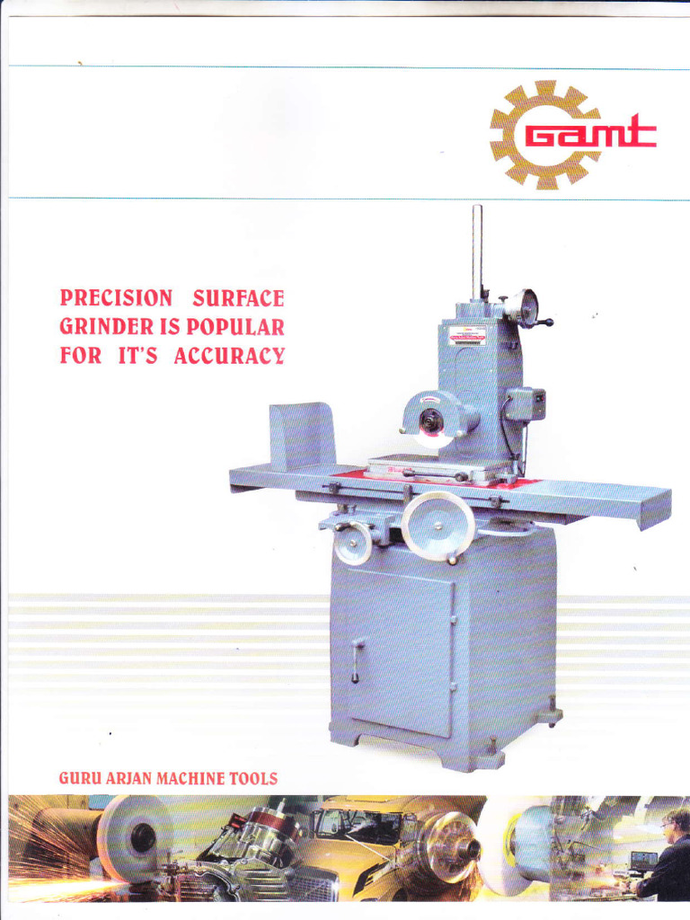 Catalog - Manual Surface Grinders | PDF
