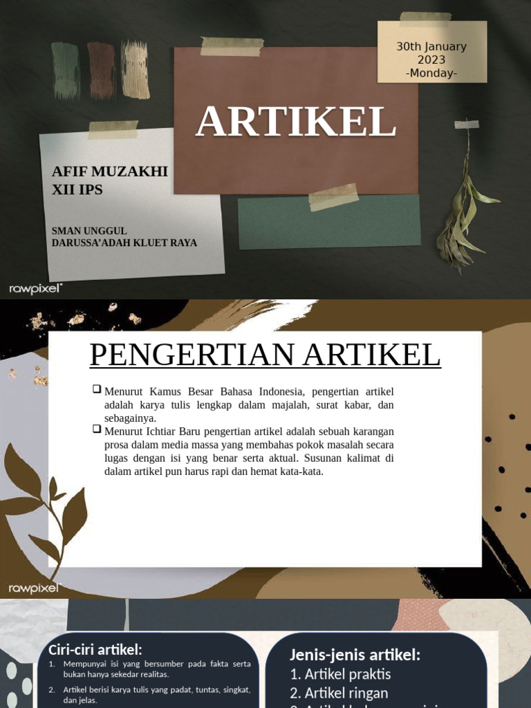 Afif Artikel | PDF