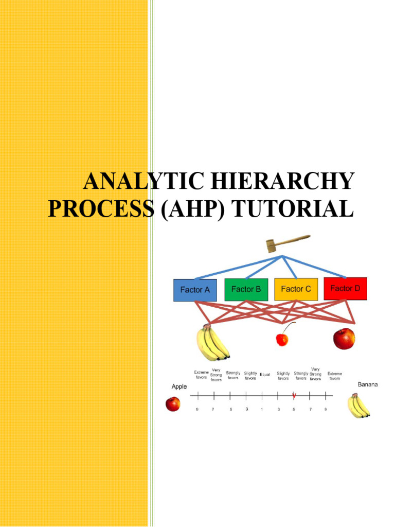 Ahp Tutorial Yg4u335641 | PDF